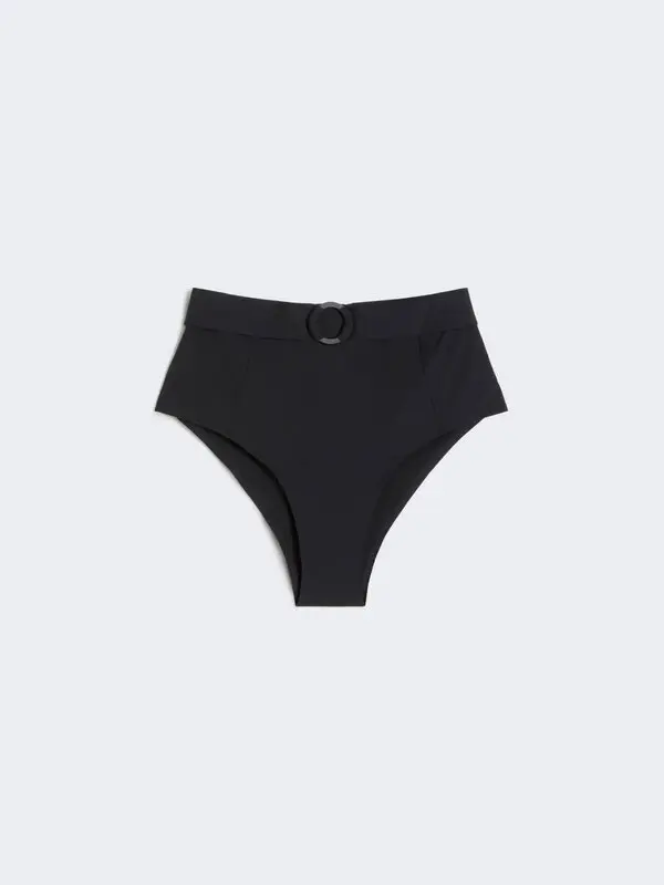 Max Mara Seamless Culotte Bikini Bottom - Black