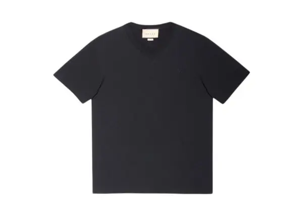 Gucci Vneck T-shirt - Black