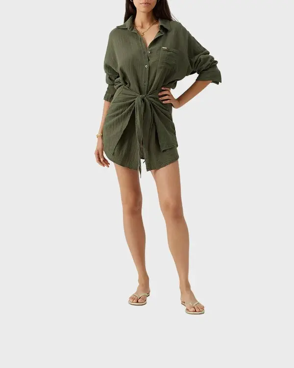 Melissa Odabash Sara Shirt Dress
