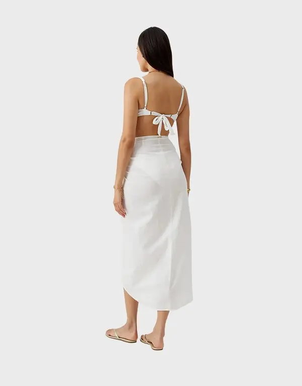 Melissa Odabash Winnie Wrap Skirt - White