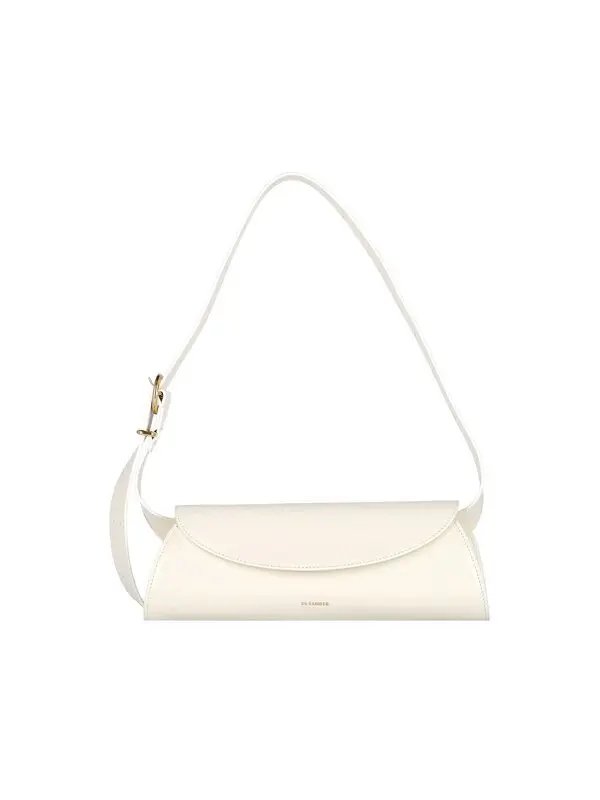 JIL SANDER Cannolo Shoulder Bag - White