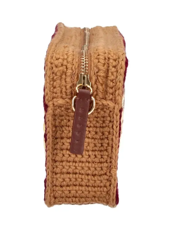 Marni Raffia Shoulder Bag - Brown