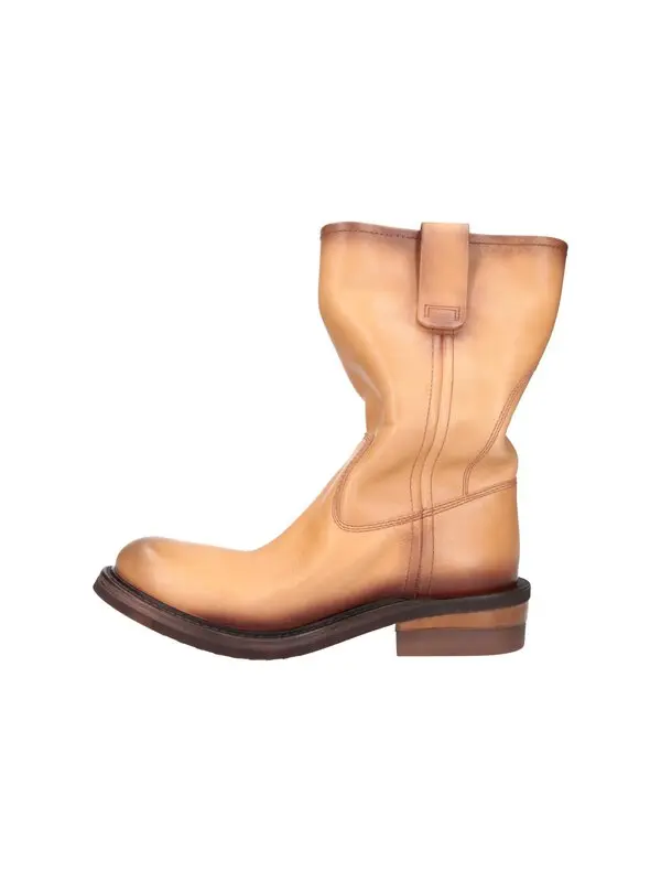 Miu Miu Ankle Boots "foule - Brown