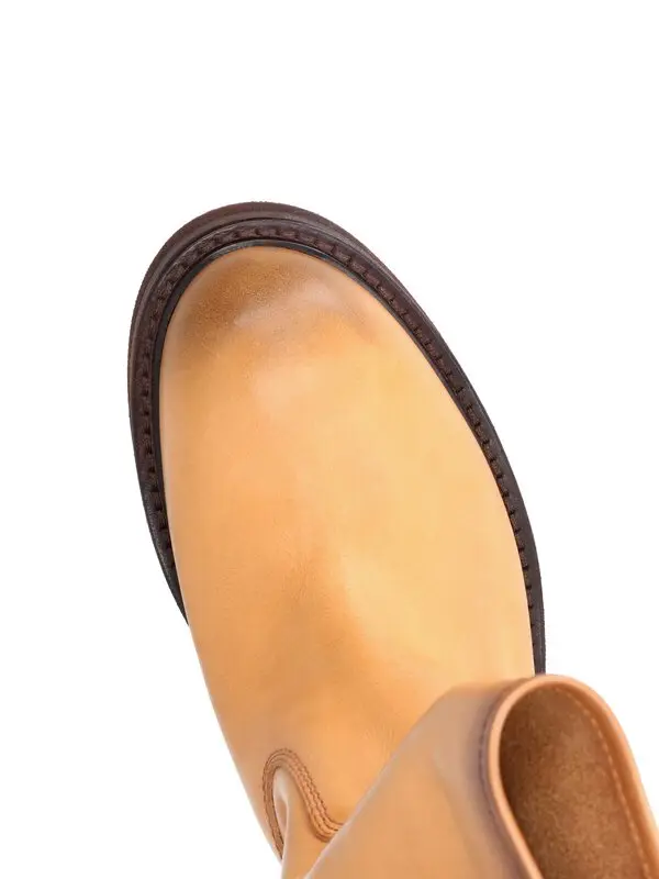 Miu Miu Ankle Boots "foule - Brown