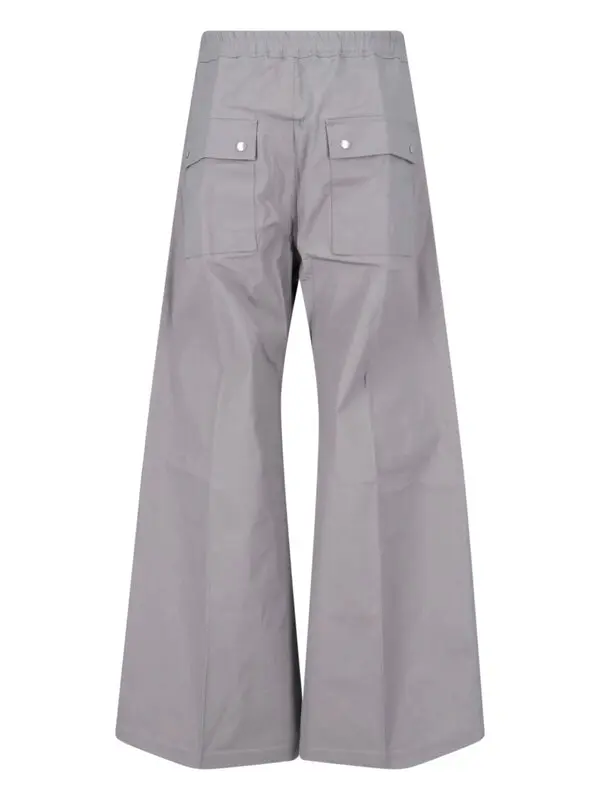 Rick Owens Wide Cotton Pants - Gray