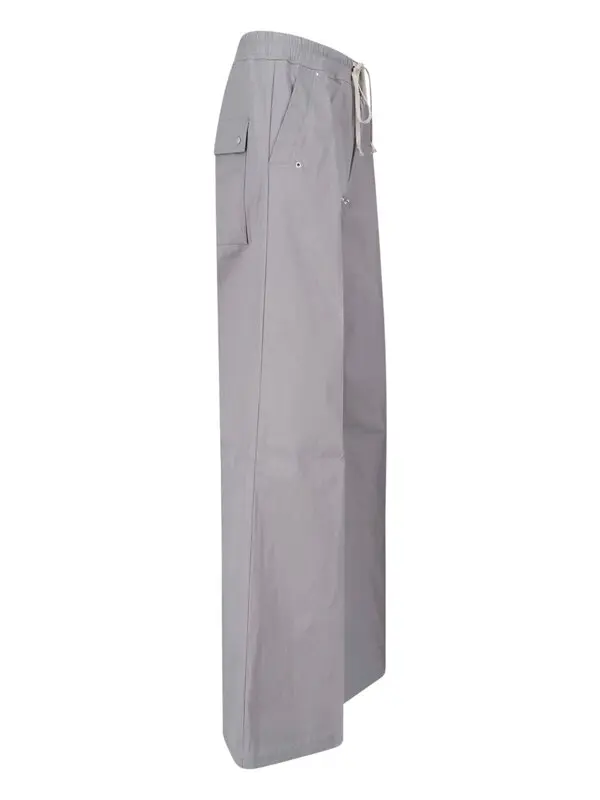 Rick Owens Wide Cotton Pants - Gray