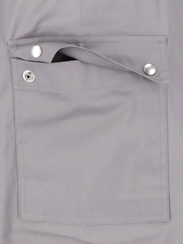 Rick Owens Wide Cotton Pants - Gray