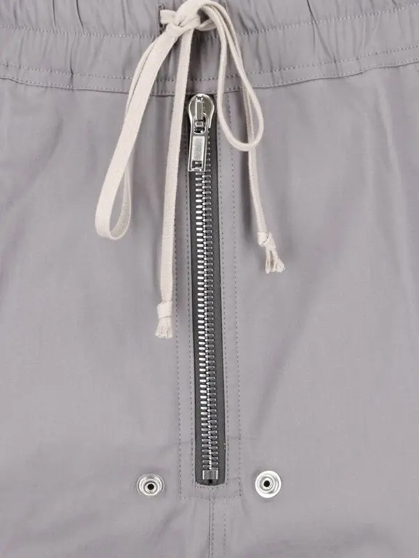 Rick Owens Wide Cotton Pants - Gray