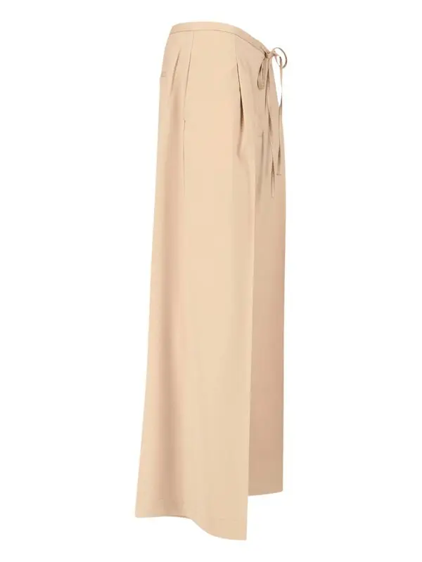 RÓHE Wide Virgin Wool Pants - Beige