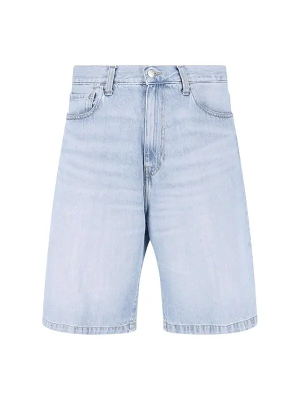 Carhartt Work In Progress Landon Denim Shorts - Light Blue