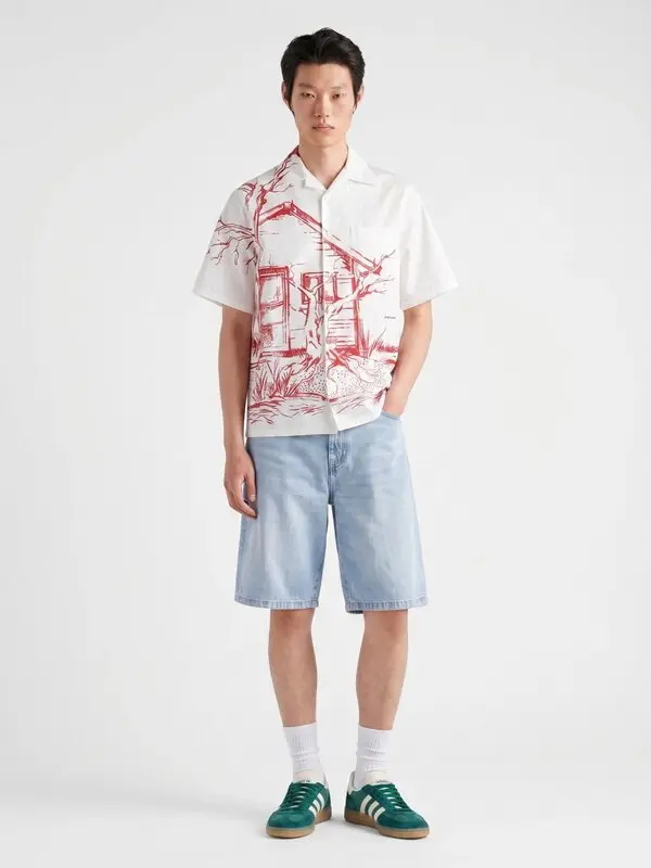 Carhartt Work In Progress Landon Denim Shorts - Light Blue