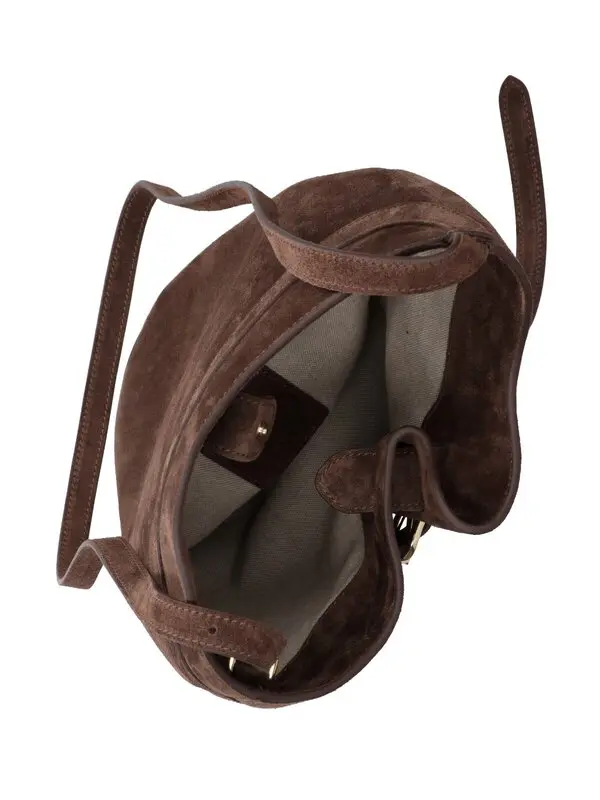 LIFFNER Medium Belted Bucket Bag - Brown