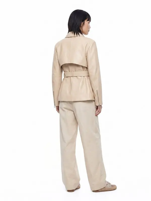 THE FRANKIE SHOP Nostrand Tailored Wide-leg Pants
