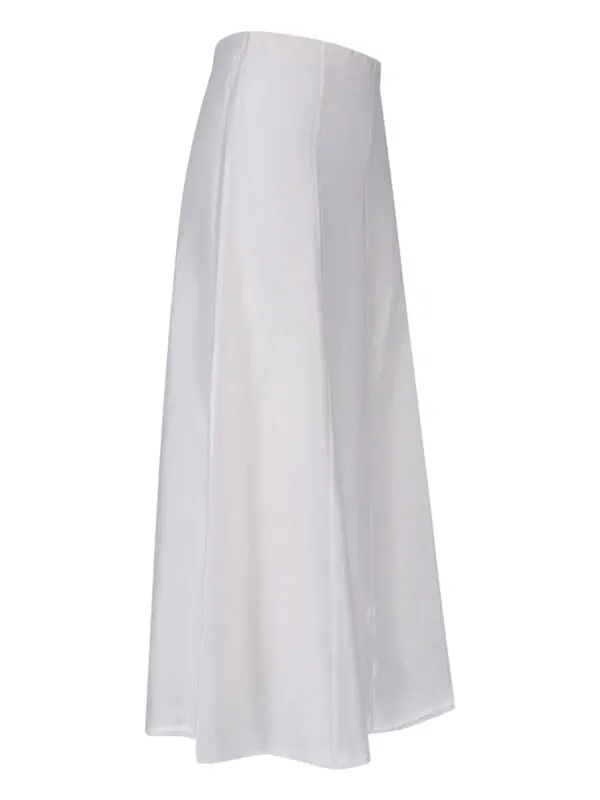 Calvin Klein Midi Skirt In Lyocell Blend