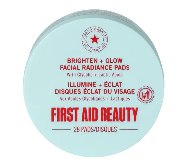 FIRST AID BEAUTY Brighten + Glow Facial Radianc E Pads 28 Ct - One-color