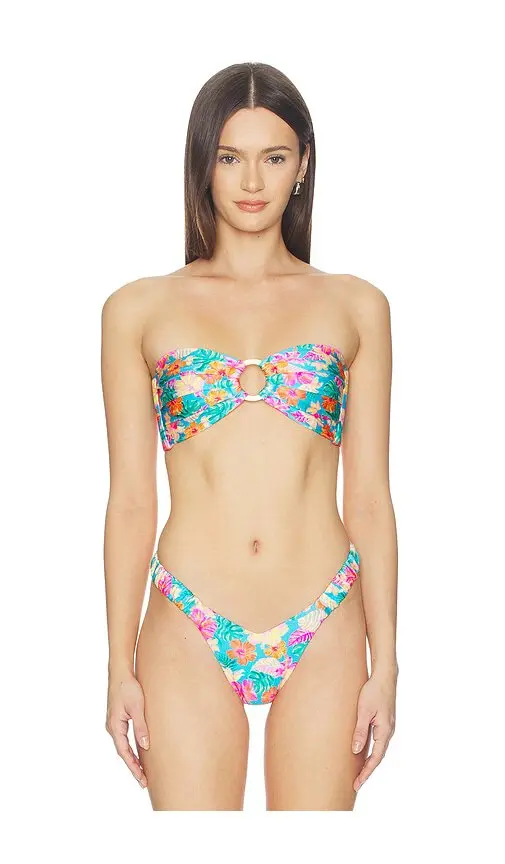 KULANI KINIS Strapless Bandeau Bikini Top - Paradise Pop