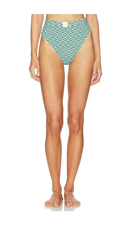 LA PORTE Shannon Hardware Bottom - Catamaran Geo Print