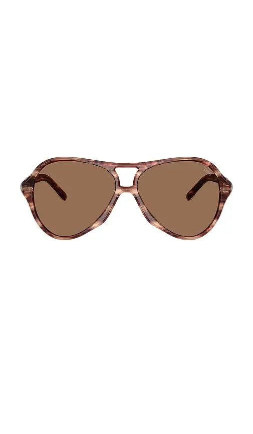 DIESEL® Aviator Sunglasses - Striated Brown
