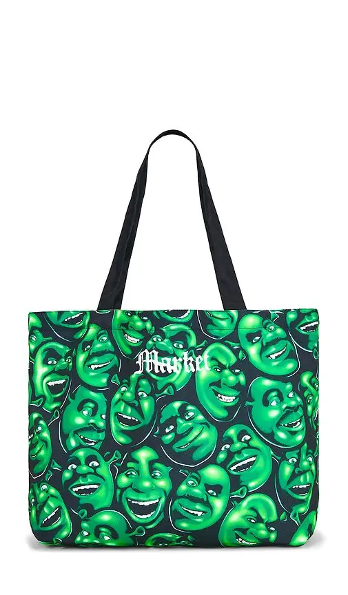 MARKET X Shrek Over Print Tote Bag - Multi