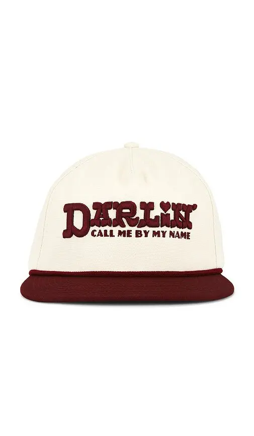 SENDERO PROVISIONS CO. Darlin' Trucker Hat - Cream & Maroon