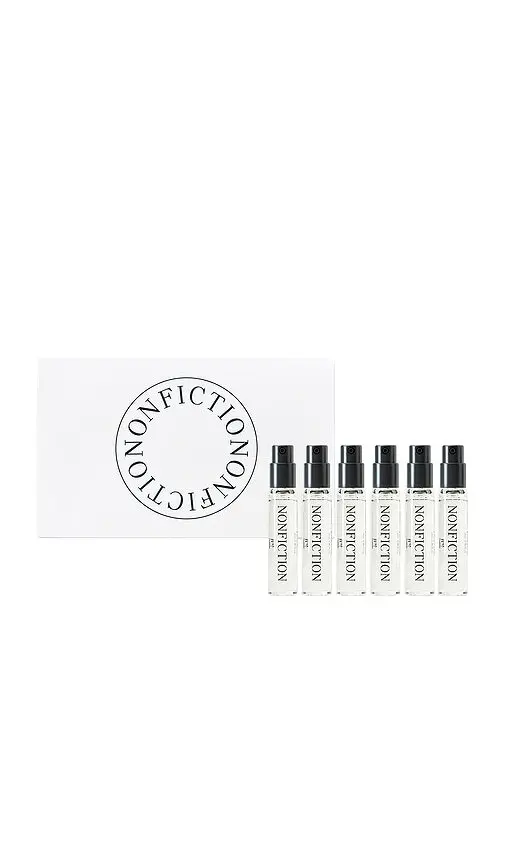 NONFICTION Discovery Eau De Parfum Set In Santal Cream, Gentle Night, Gaiac Flower, Forget Me Not, In The Shower, & For Rest - Santal Cream  Gentle Night  Gaiac Flower