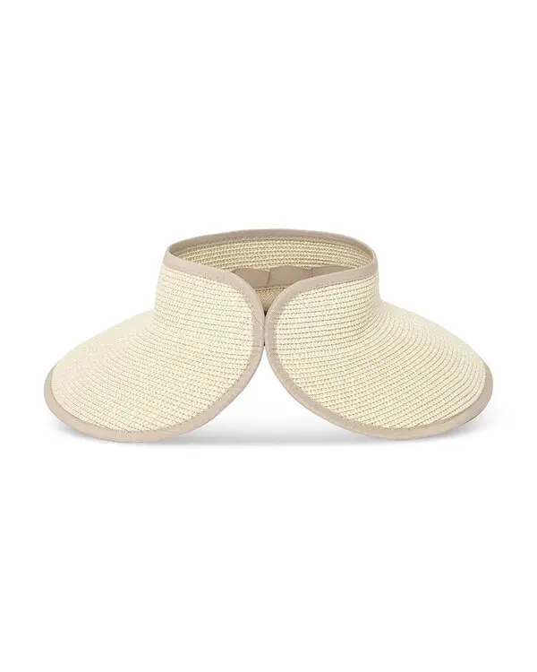 San Diego Hat Roll Up Visor - Multi Natural