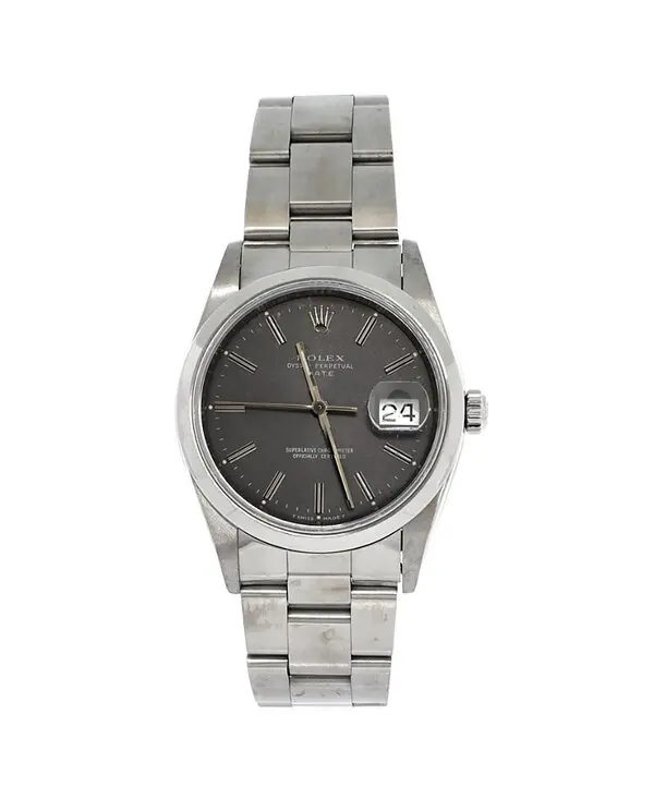 ROLEX Oyster Perpetual Date Automatic Watch - Dial Color: Gray
