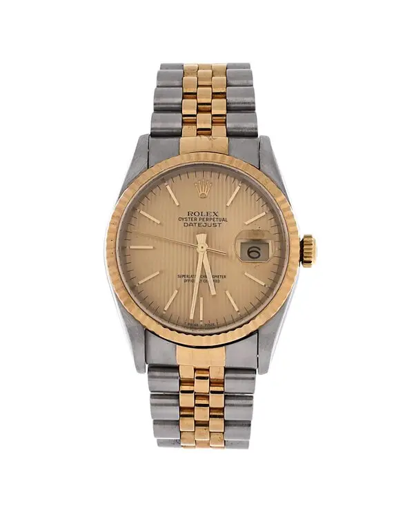 ROLEX Oyster Perpetual Datejust Automatic Watch - Dial Color: Gold
