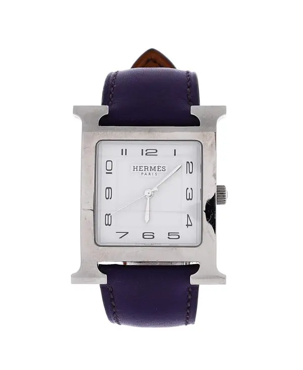 Hermès Heure H Quartz Watch 30mm - Dial Color: White