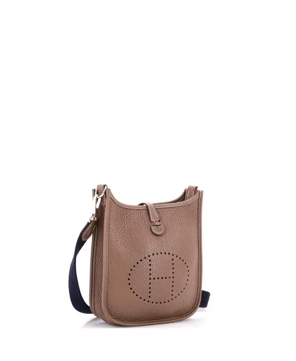 Hermès Tpm Evelyne Bag Gen Iii Clemence - Gray