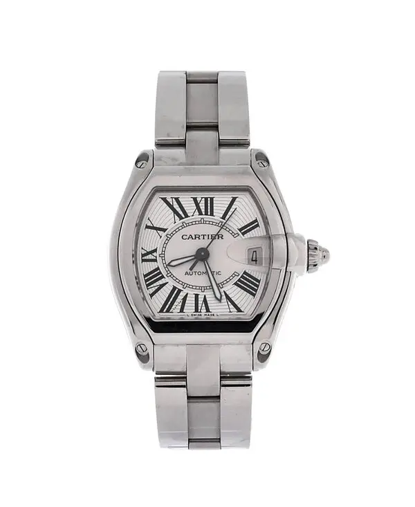 CARTIER Roadster Automatic Watch 39mm - Dial Color: Natural