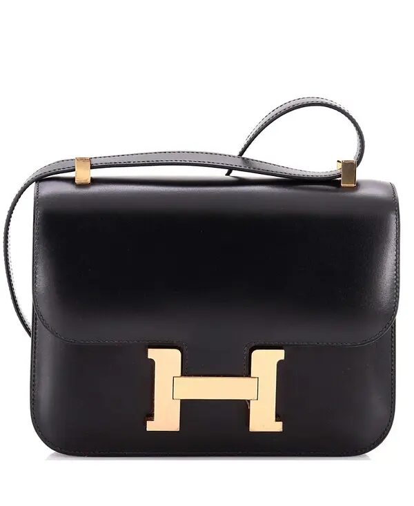 Hermès 24 Constance Nm Bag Box Calf - Black