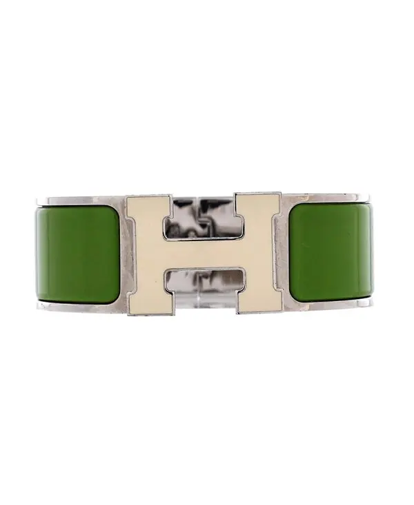 Hermès Wide Clic H Bracelet - Enamel