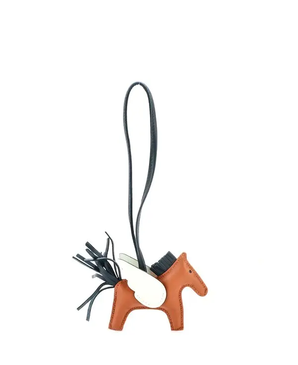 Hermès Pm Pegase Rodeo Bag Charm Leather - Brown/ Brown/ Green