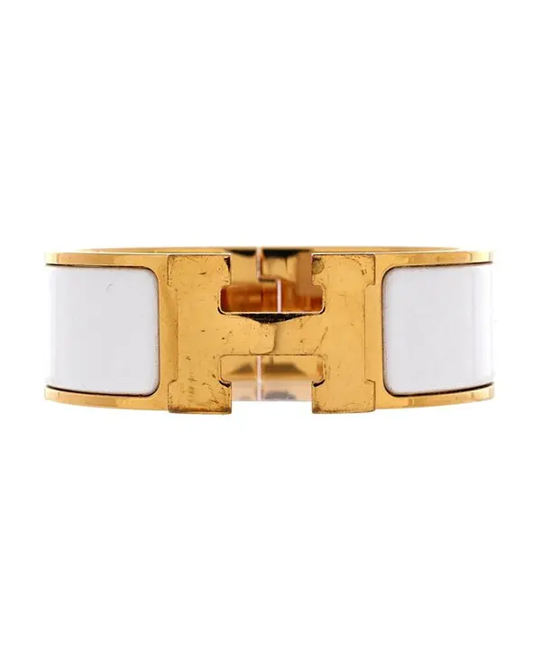 Hermès Wide Clic H Bracelet - Enamel