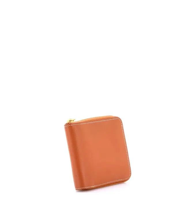 Hermès Zipengo Ii Chaine D'ancre Zip Wallet Leather - Brown