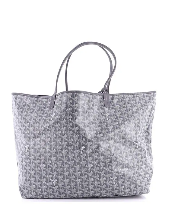 Goyard Saint Louis Gm Tote Coated Canvas - Gray