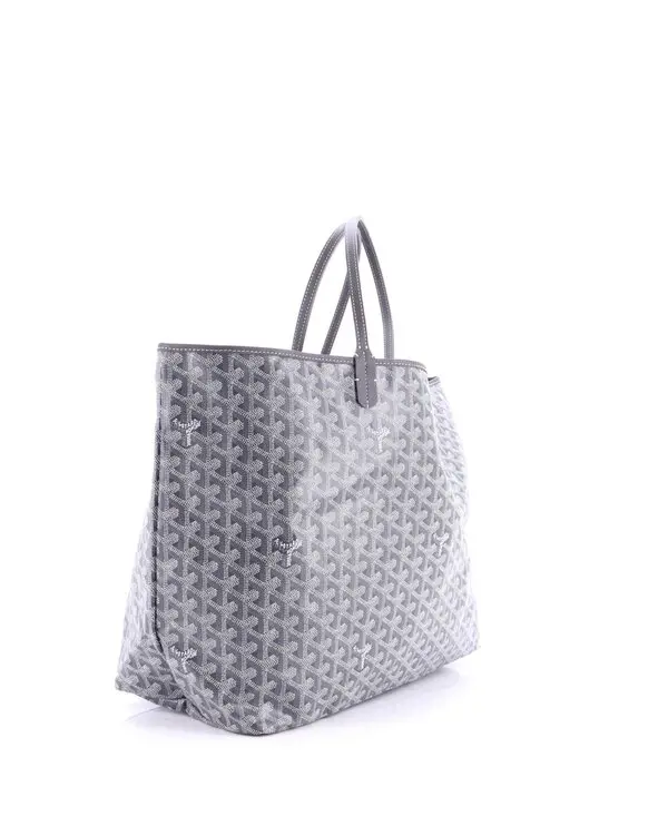 Goyard Saint Louis Gm Tote Coated Canvas - Gray