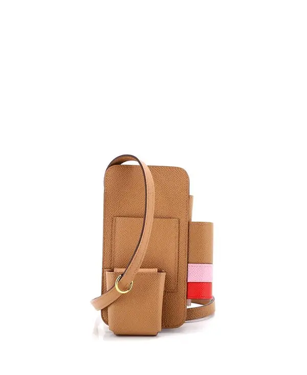 Hermès Hermesway Phone Case Crossbody Bag Epsom - Neutral