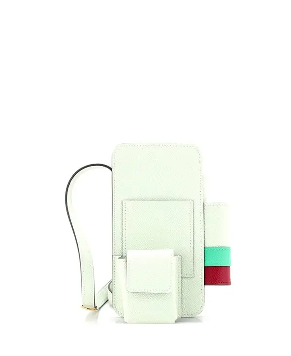 Hermès Hermesway Phone Case Crossbody Bag Epsom - Green
