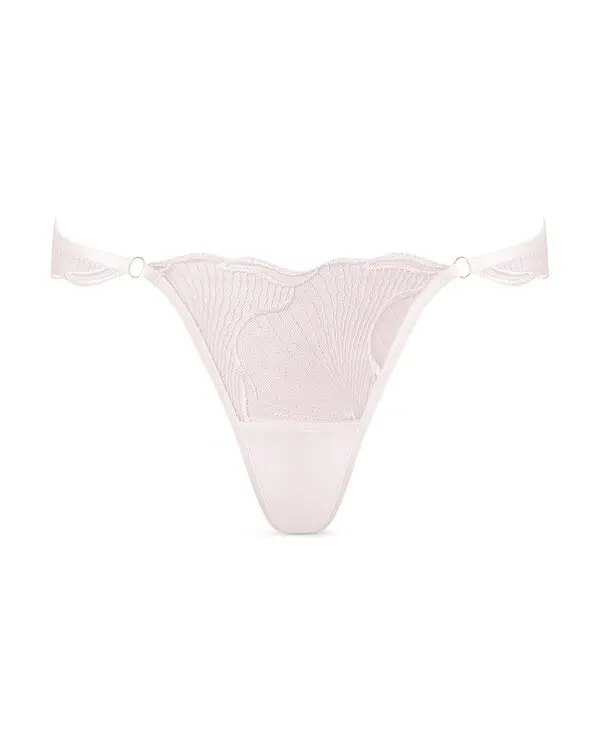 Bluebella Marabel Thong - Pearl Pink/sheer