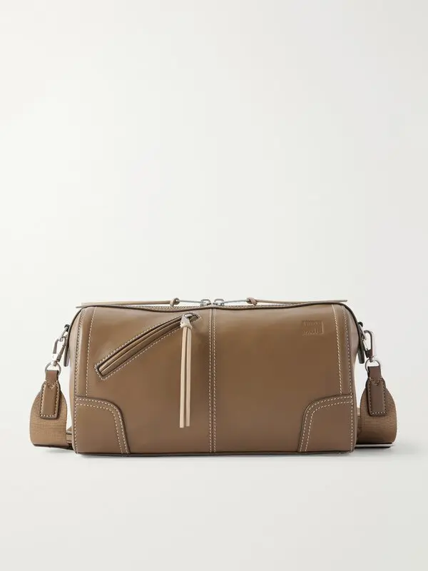 Paul Smith Leather Duffle Bag - Brown