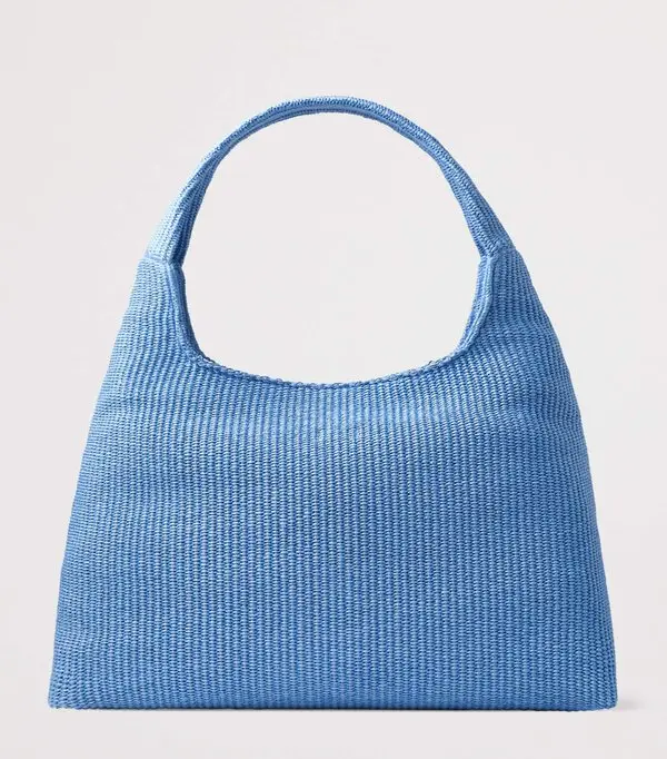 JIMMY CHOO Beach Diamond Shoulder Bag - Blue