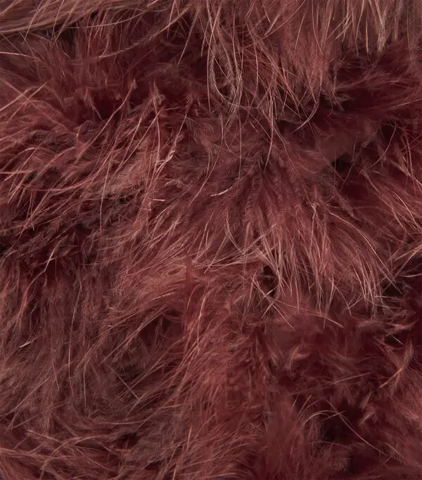 YVES SALOMON Feather Cropped Jacket