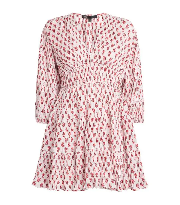 Maje Floral Print Mini Dress
