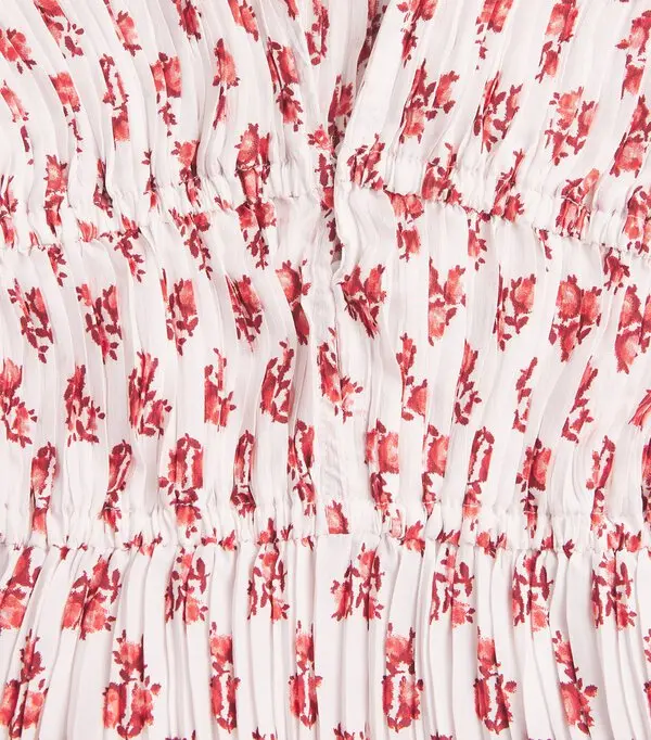 Maje Floral Print Mini Dress