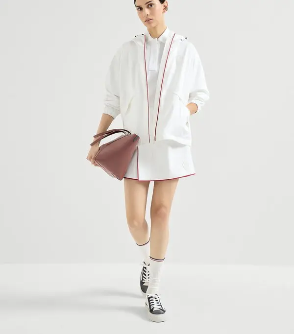 Brunello Cucinelli Technical Logo Mini Skirt