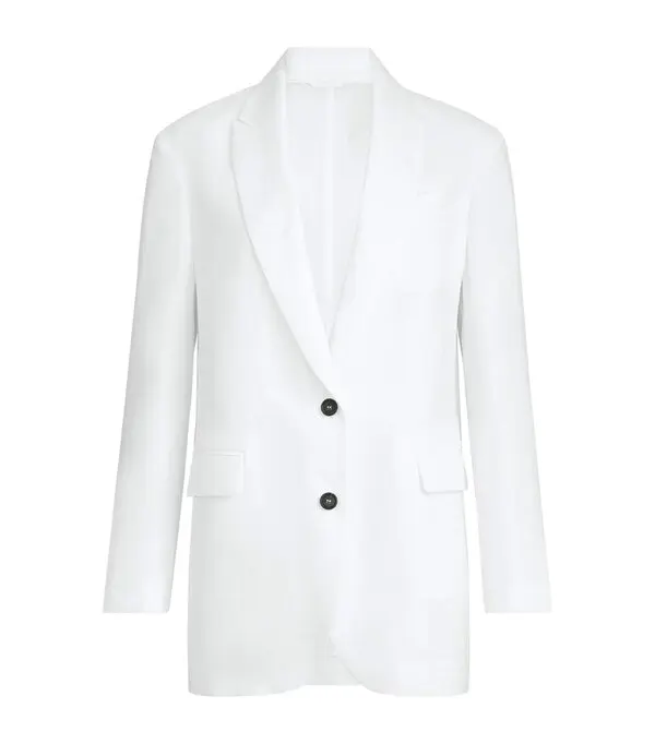 Brunello Cucinelli Cotton Single-breasted Blazer