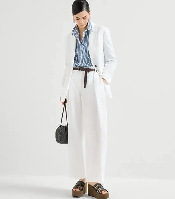 Brunello Cucinelli Cotton Single-breasted Blazer