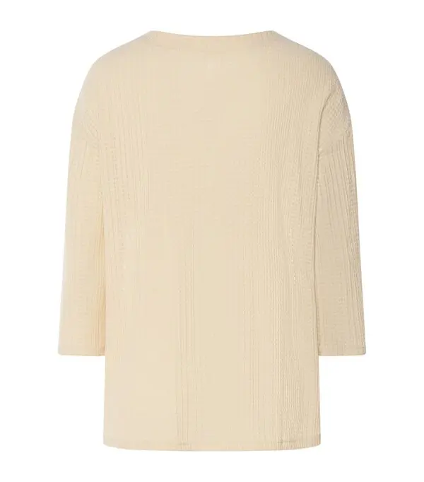 Hanro Summer Knits Cropped-sleeve Top